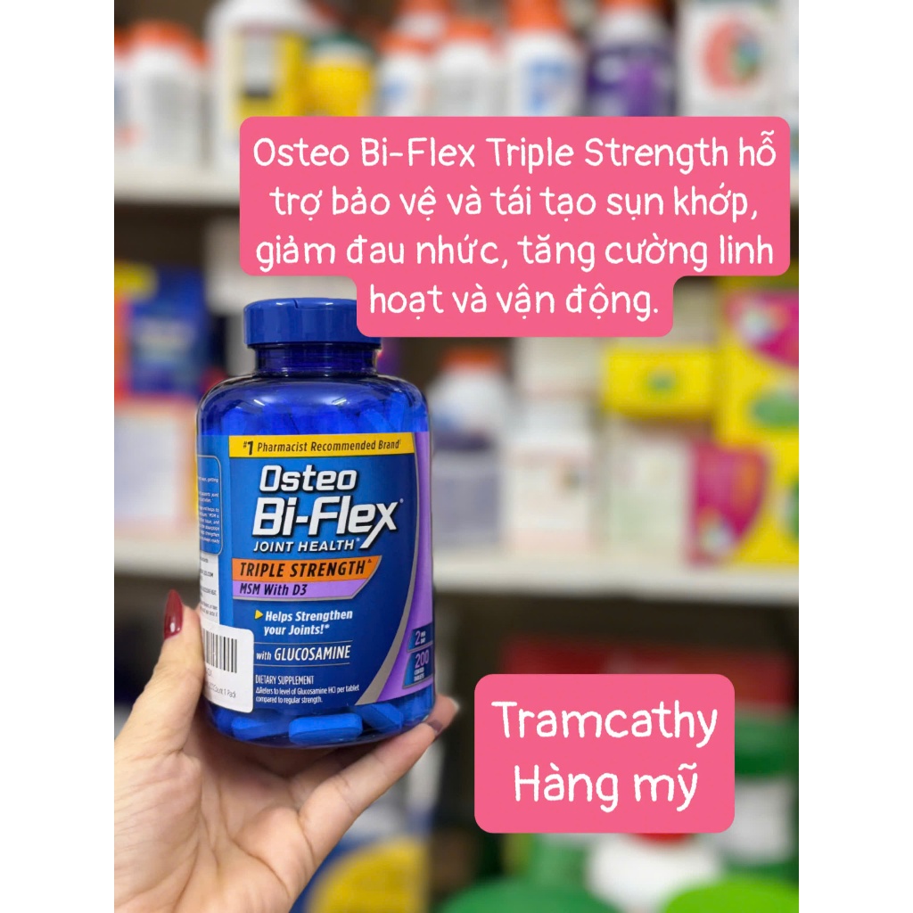 Osteo Bi-Flex Triple Strength Joint Health with MSM & Vitamin D3 200 ...