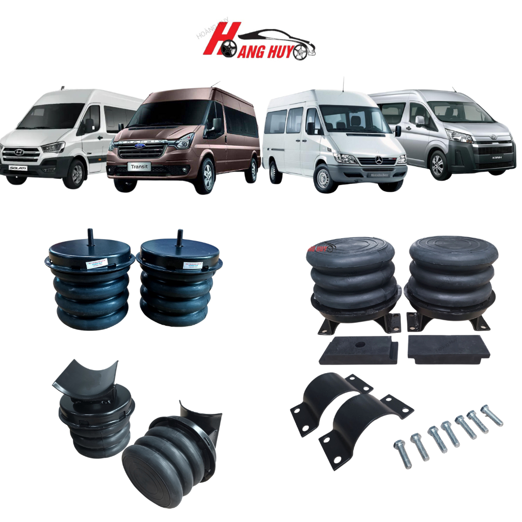 Hoong HUY shock absorber rubber set for 16-seat FORD TRANSIT, HUYNDAI SOLATI, Mercedes Sprinter ...