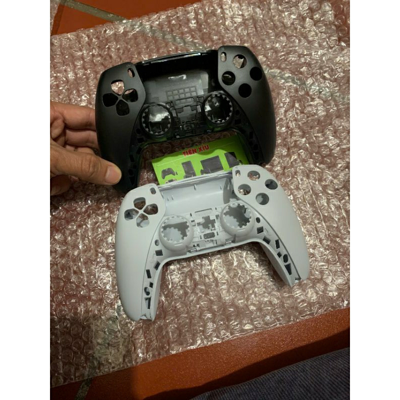 Ps5 Controller shell housing, black and white, matte paint, front and back, replace PS5 ...