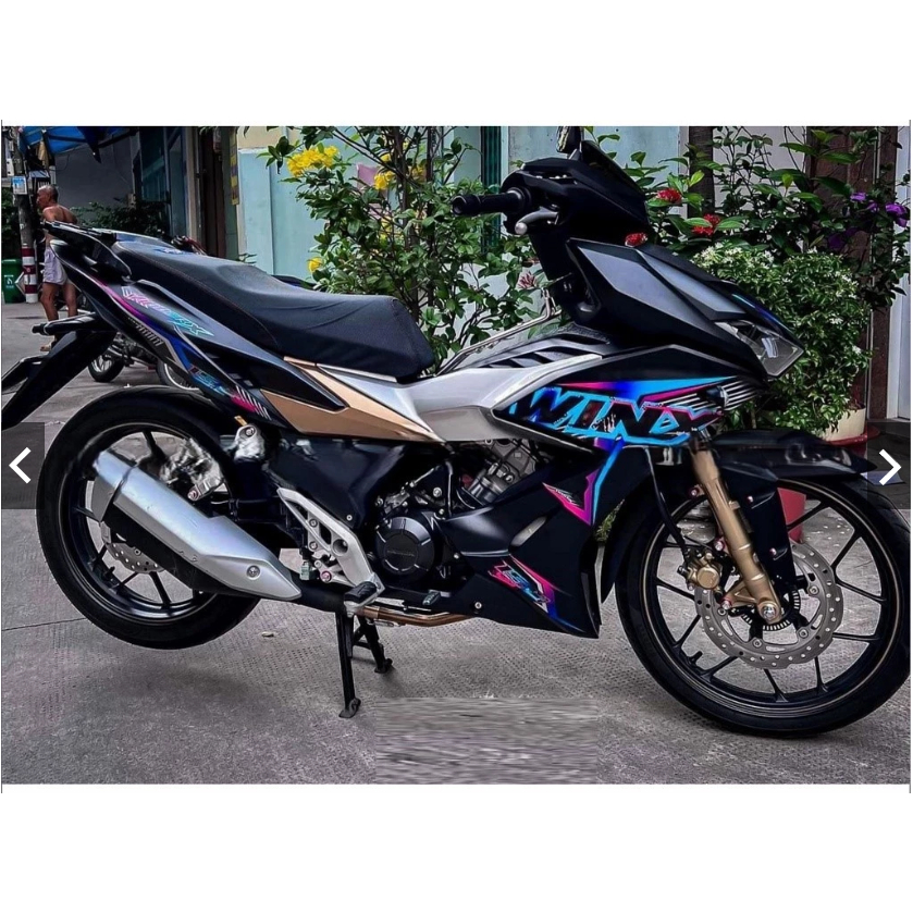 Winner X REMOVABLE STICKER new model RSX 2022 titanium for Winner X ...