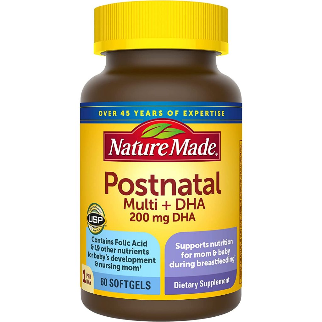 Nature Made Postnatal Multi Organic Multivitamin Supplement for ...