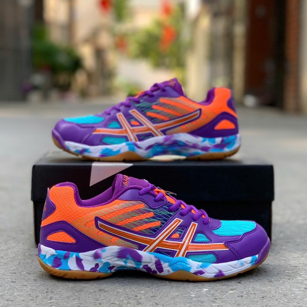 Lefus L08 Purple Shoes (Badminton, volleyball, pickleball shoes ...