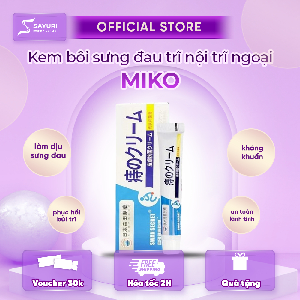 Miko Japanese Herbal Hemorrhoid Cream to Reduce Swelling and Pain ...