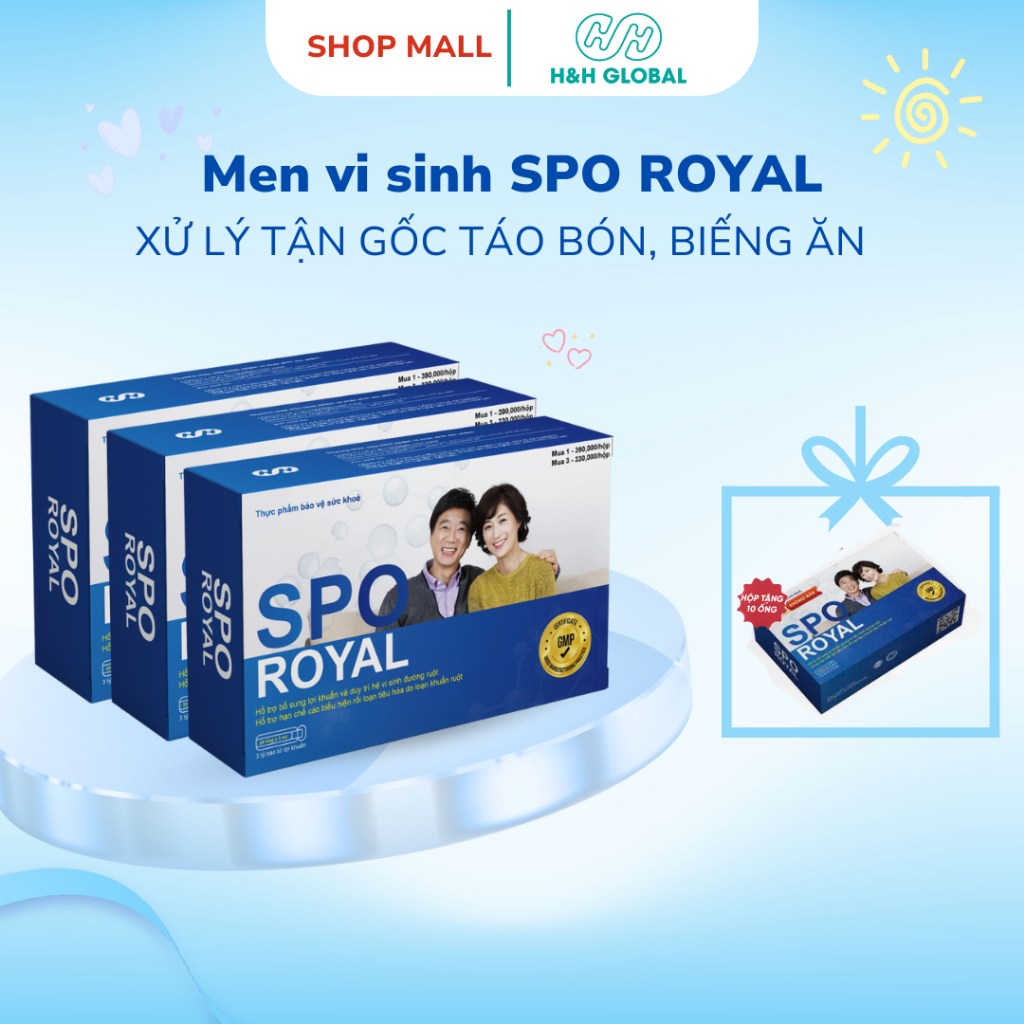 [Buy 1 Get 1 Free] Combo of 3 Boxes of SPO ROYAL Probiotics Spore ...