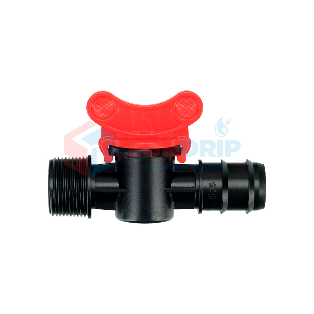 Pe/ldpe Pipe Lock Valve 16mm-20mm, External Thread 21- connector 16mm ...