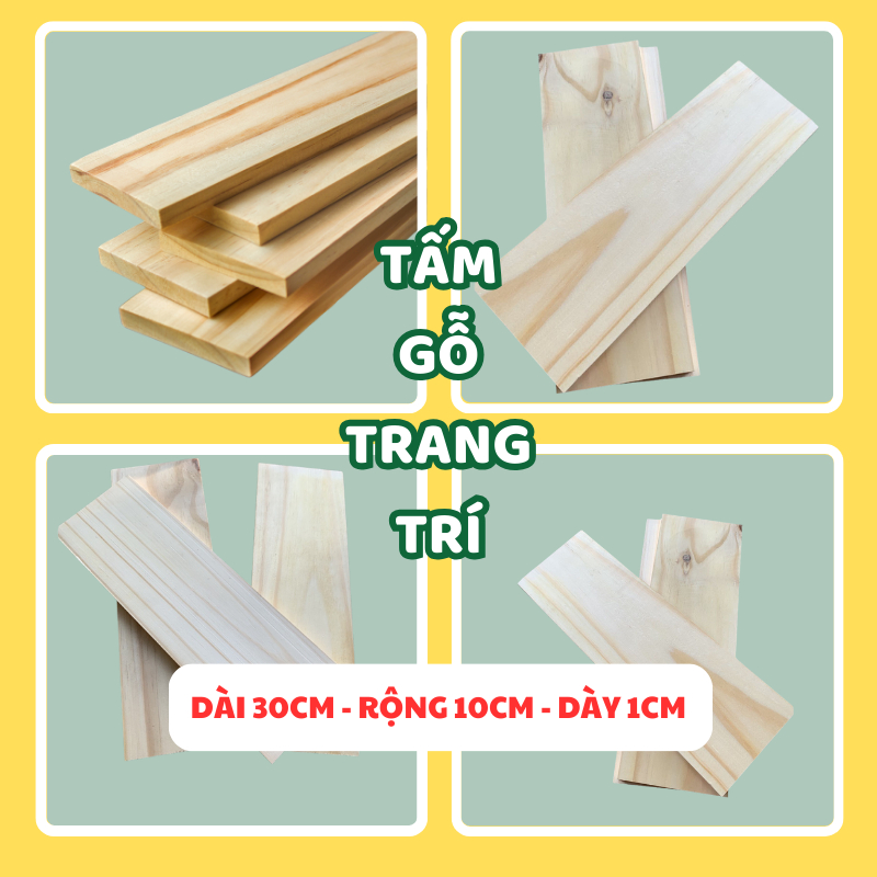 Pine WOOD SHEET - Length 30cm - Width 10cm - Thickness 1cm - Planed on ...