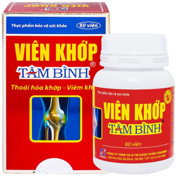 Tam Binh joint tablets help reduce symptoms of osteoarthritis and ...