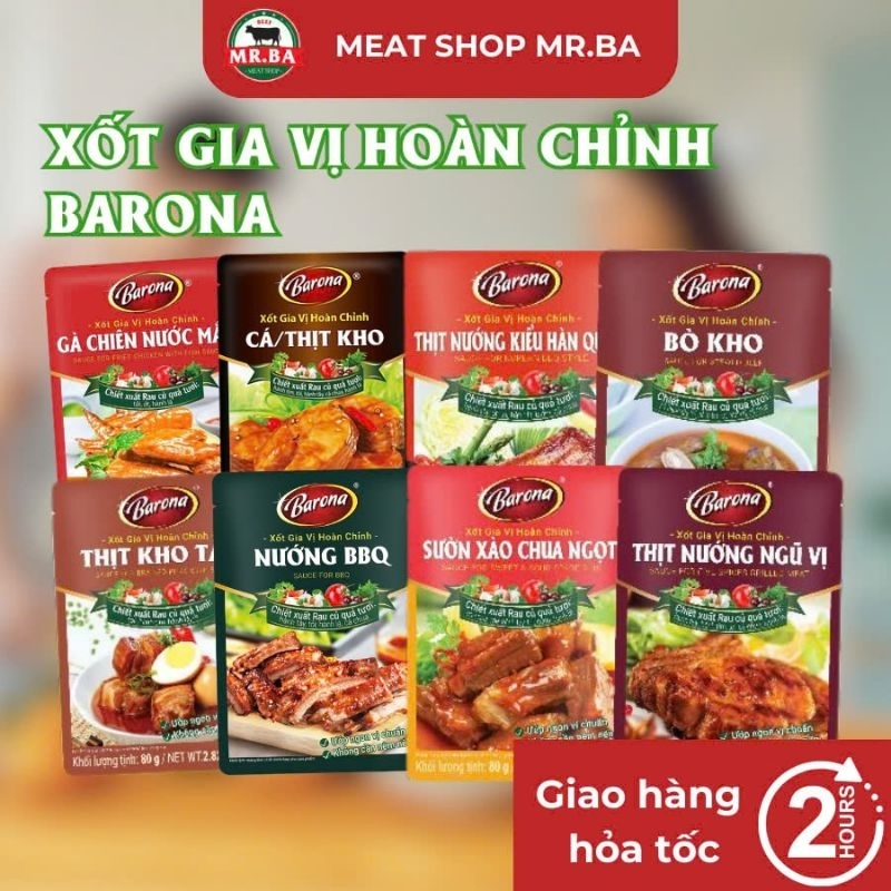 [FIRE/GHN/GHTK]Barona complete seasoning sauce - Braised meat/fish ...