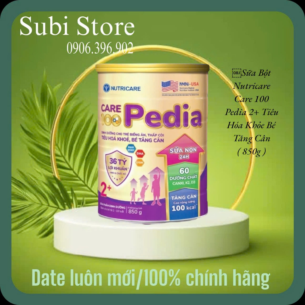 Care 100 GOLD PEDIA 2+ Powdered Milk 850g Supports Weight Gain Enhances ...