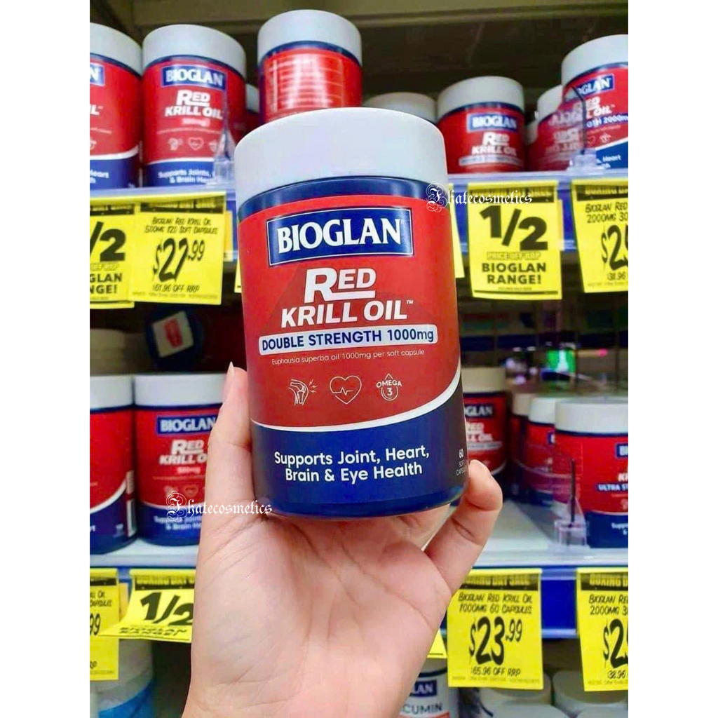 Bioglan RED KRILL OIL 1000MG | Shopee Malaysia