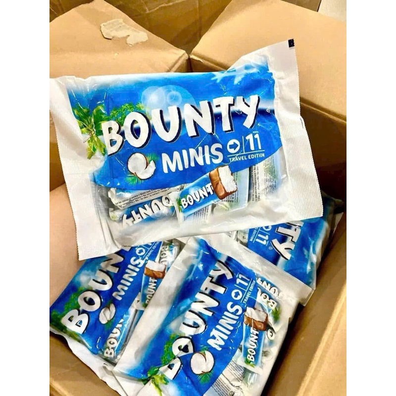 [US] Bounty Miniature coconut chocolate made in Germany | Shopee Malaysia