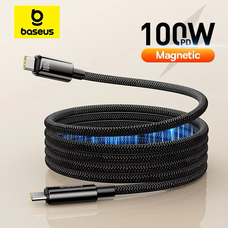 [Premium - Self-wrapping Magnetic] Baseus Tungsten Gold Magnetic ...