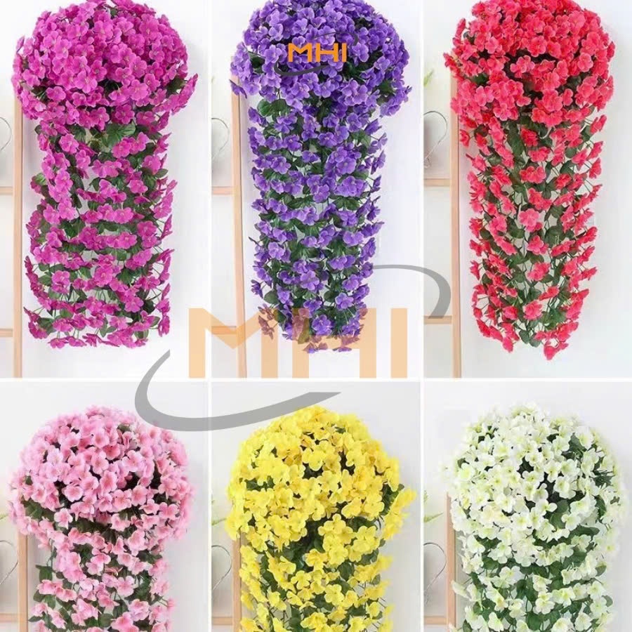 Super pretty bunch of azalea flowers with 4 drooping branches hanging ...