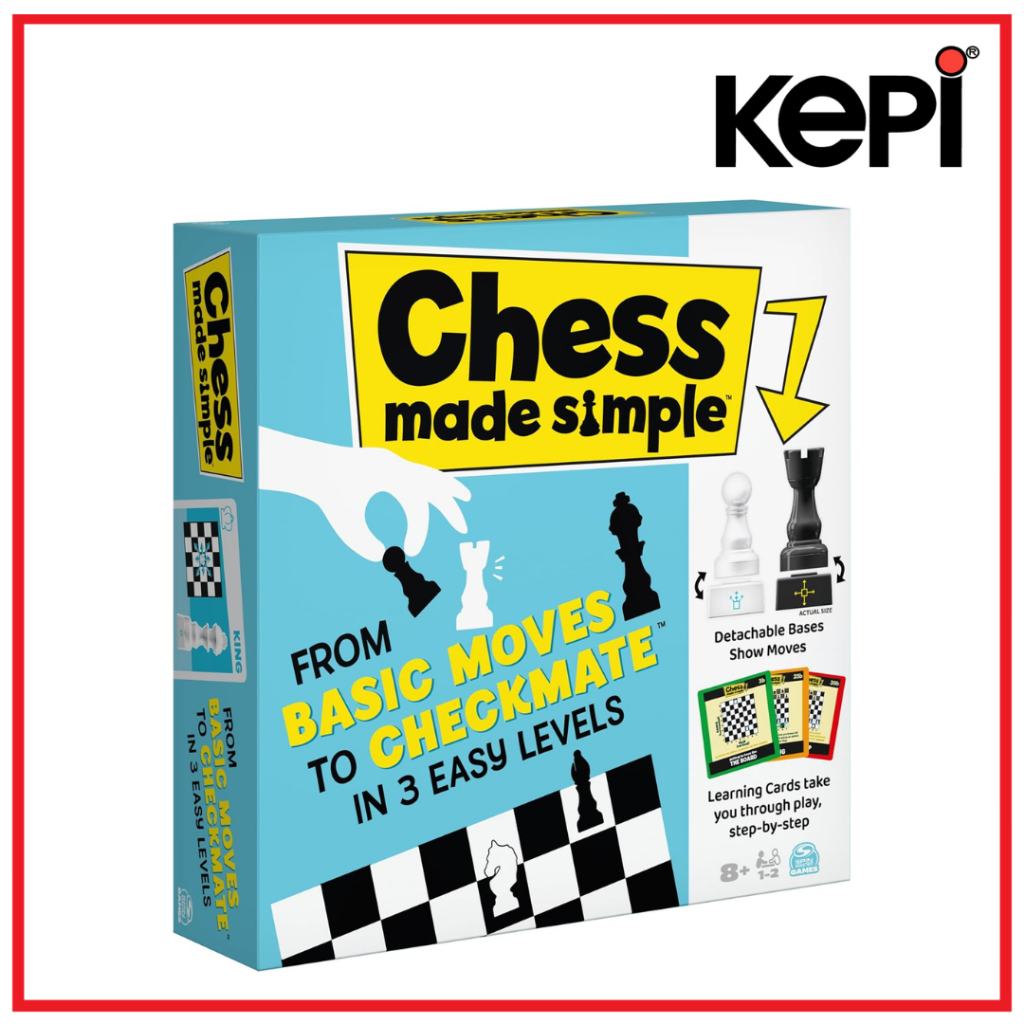 Easy Chess Set For Beginners/ Chess Made Simple For Beginner | Shopee ...