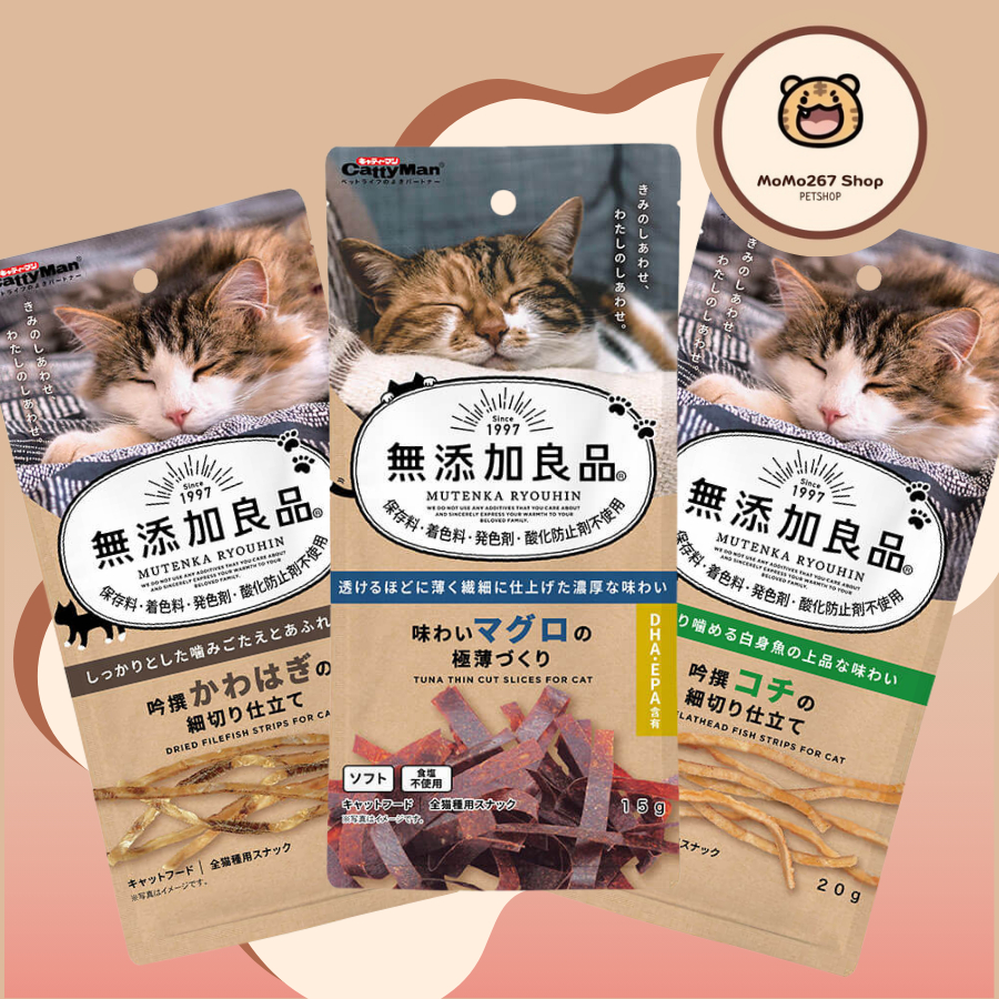 Cattyman cat snacks Multi-flavored fish strips 15g | Shopee Malaysia
