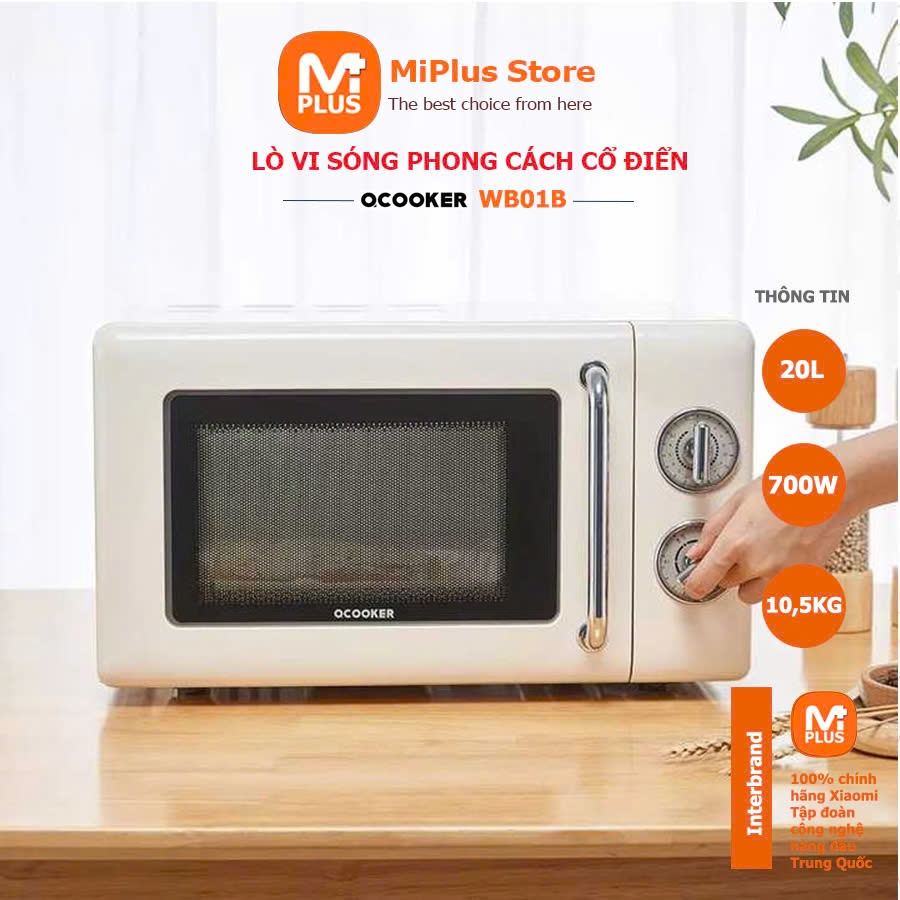 Xiaomi Qcooker CR-WB01A multi-function microwave oven, 20L capacity with 6 functions, 3 defrost ...