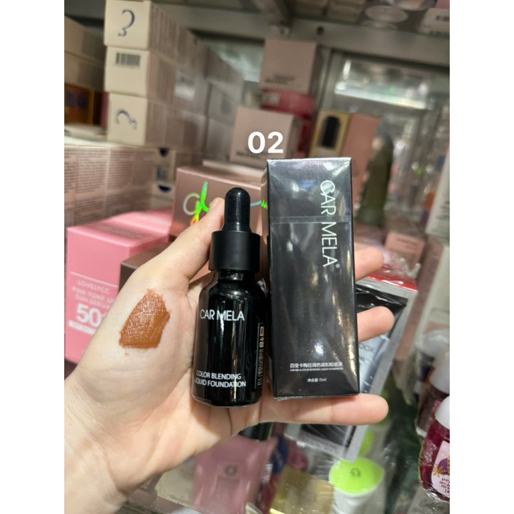 Carmela Foundation for perfect, smooth and shiny foundation | Shopee ...