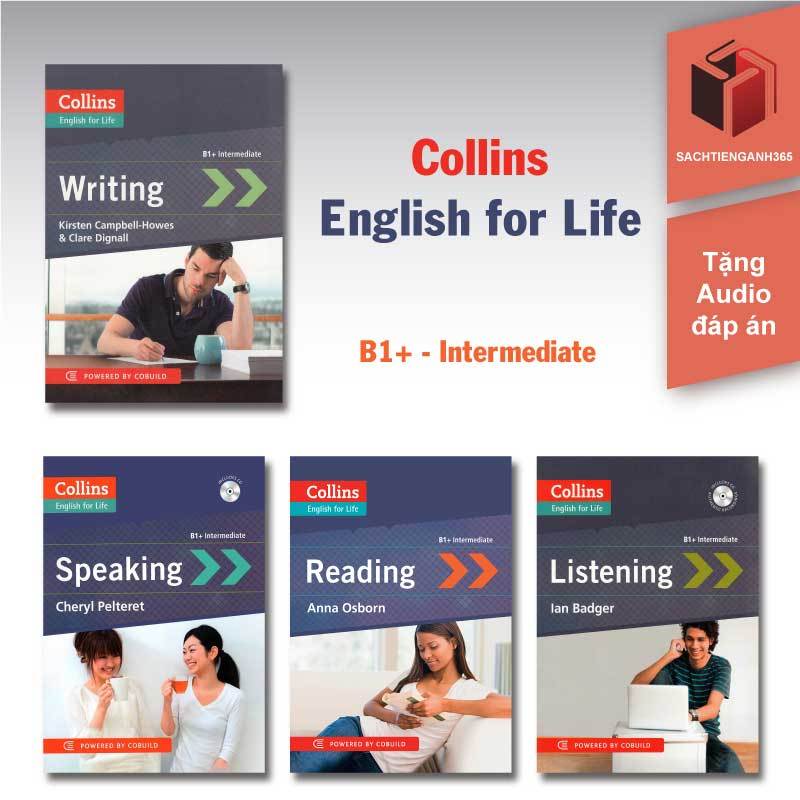 Book - Collins English for Life B1+ - set of 4 books Reading, Writing ...