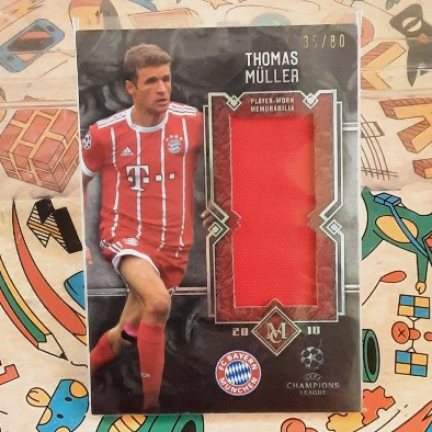 Patch Thomas Muller Player Card (competitor piece) | Shopee Malaysia
