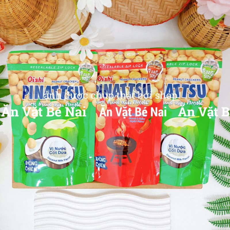 Pinattsu Oishi Peanut Snack Peanut, Spicy Squid, Super Spicy Seafood ...