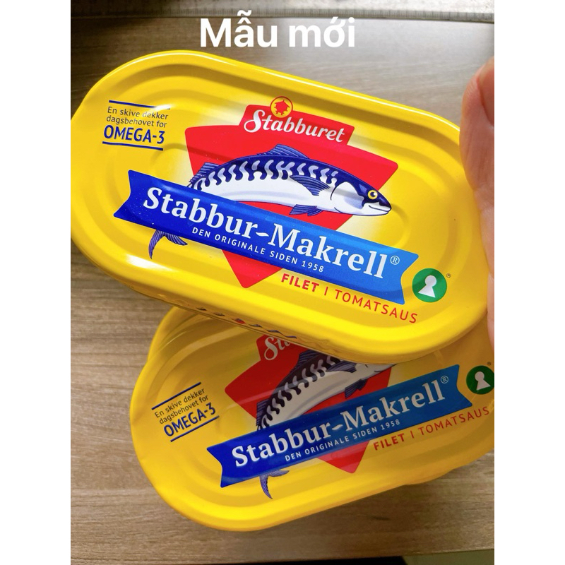 (Combo Of 3 boxes) Norwegian STABBUR-MAKRELL mackerel in tomato sauce ...