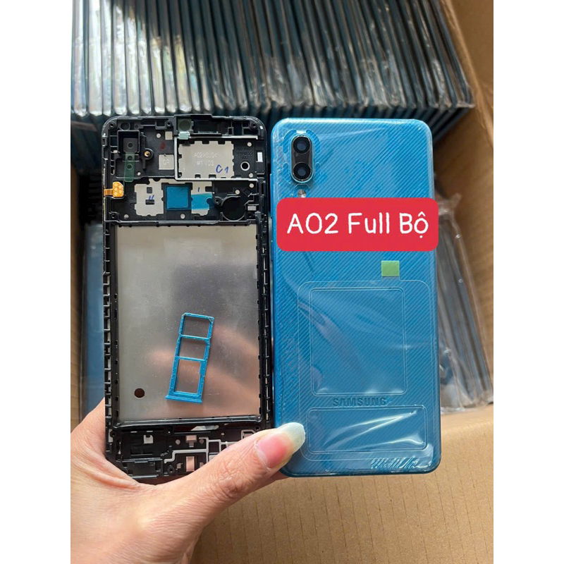 Samsung A02/M02 full blue case set (with sim tray) | Shopee Malaysia