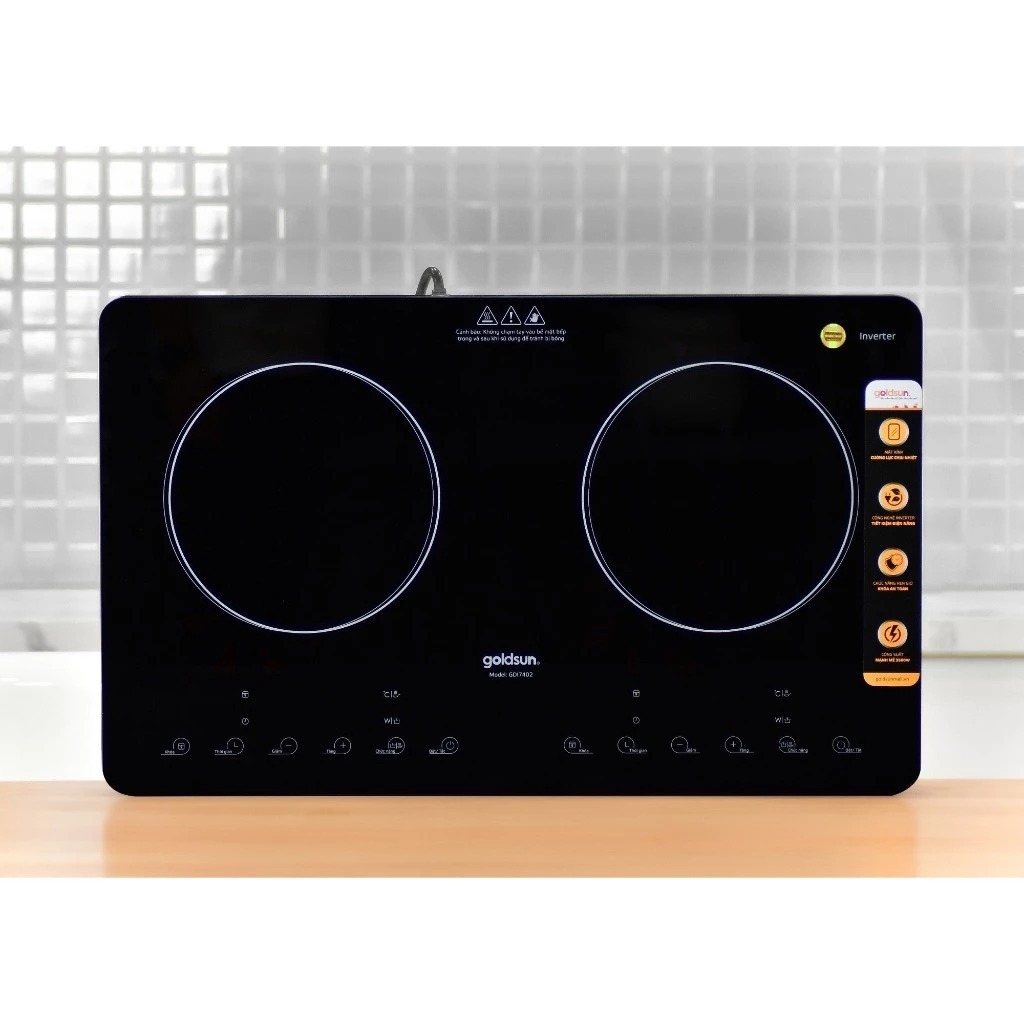 Goldsun GDI7402 double positive induction cooker with optimal Inverter ...