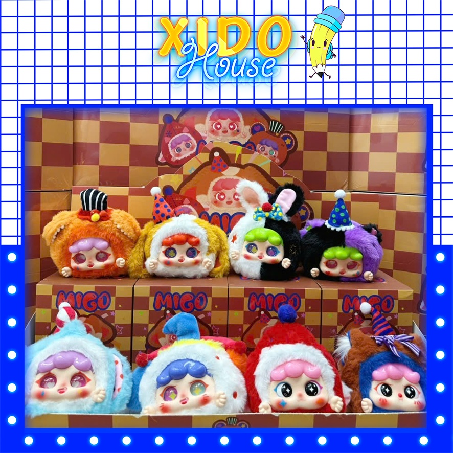(1 Set/ 8 boxes) BlindBox Migo Circus - Cute Migo Circus Blind Bag ...