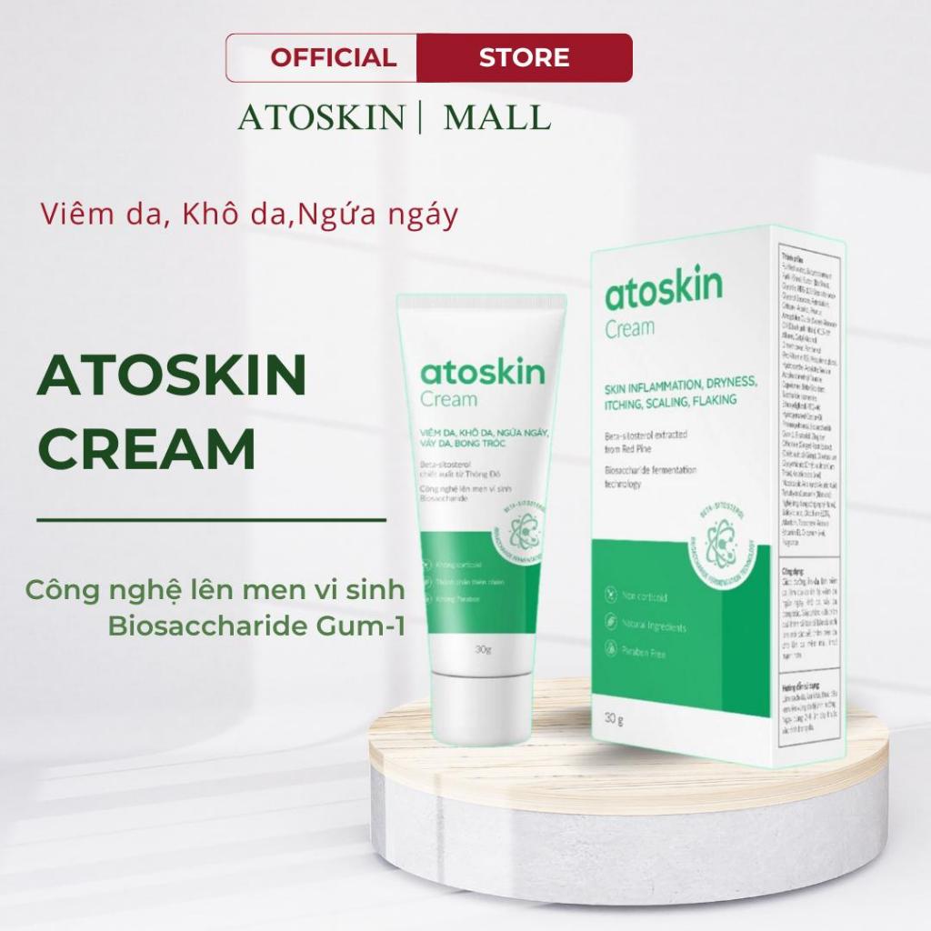 Atoskin Topical Cream - Cream to restore itchy skin, atopic dermatitis ...