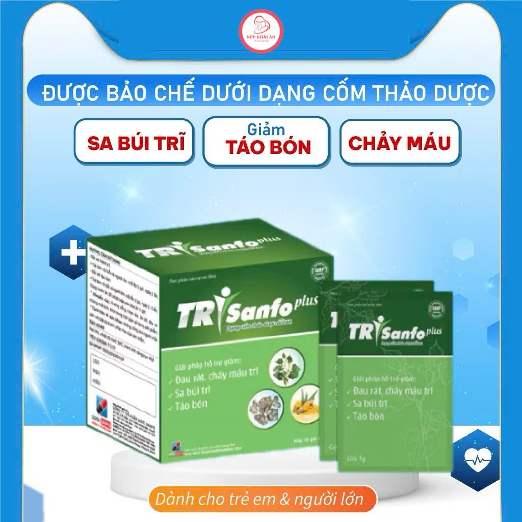 Tri Sanfo Plus - For People With Hemorrhoids, Burning Pain, Bleeding Hemorrhoids, Constipation ...