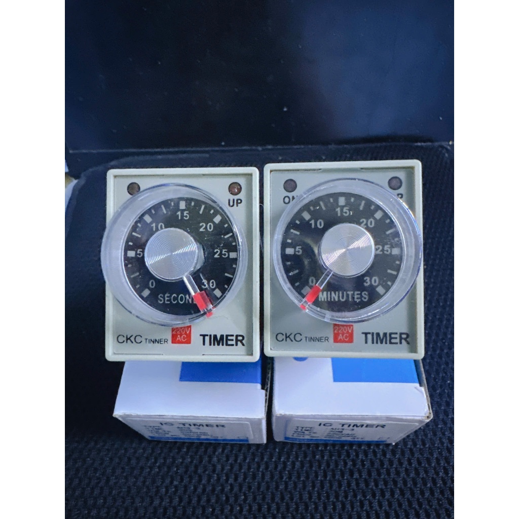 Ah3-3 mechanical Timer, 8-pin round time relay, 220VAC voltage, comes ...