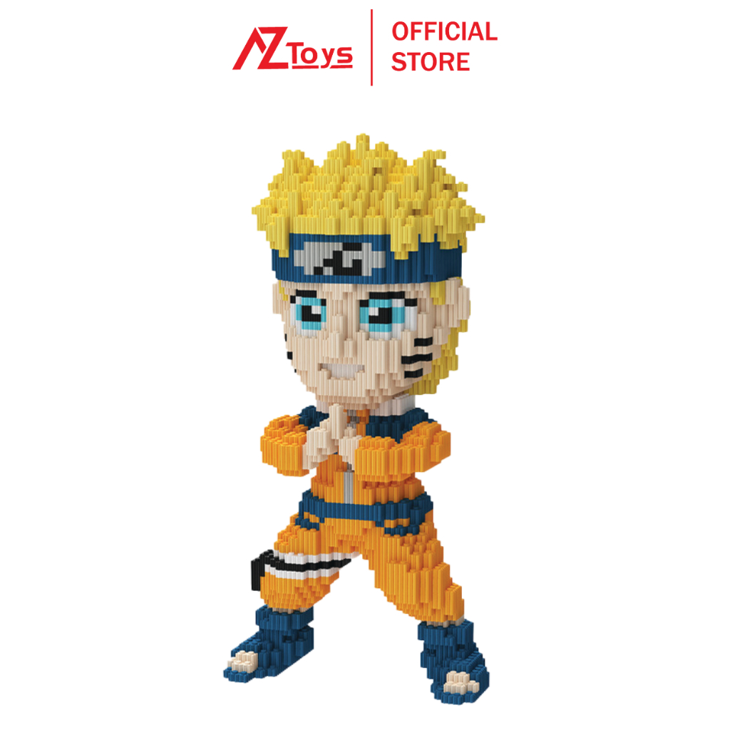 Naruto AZtoys mini 3D puzzle assembly model, animated anime character ...