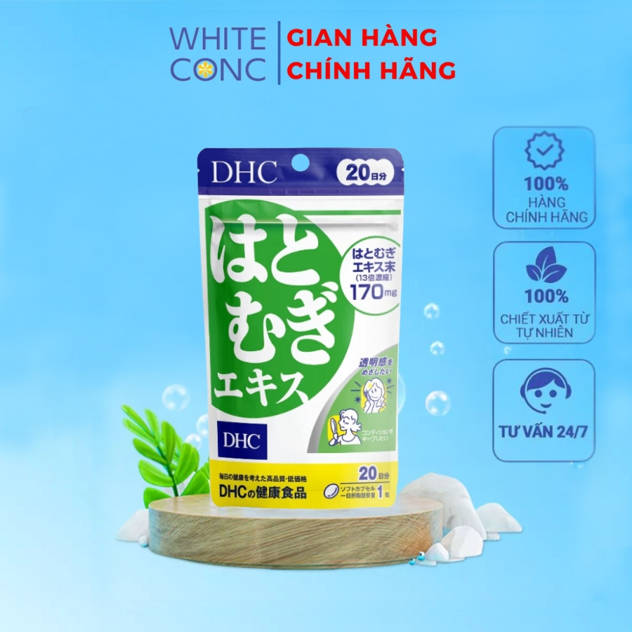 Japanese DHC Adlay Extract Skin Brightening Pills 20 days (20 Pills ...