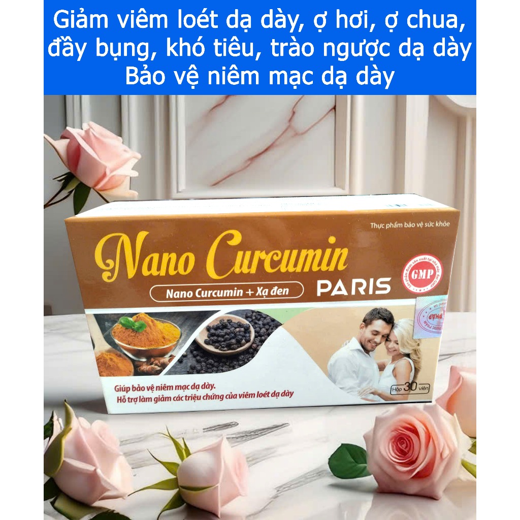 Nano Curcumin Paris - Reduces symptoms of stomach ulcers, heartburn ...