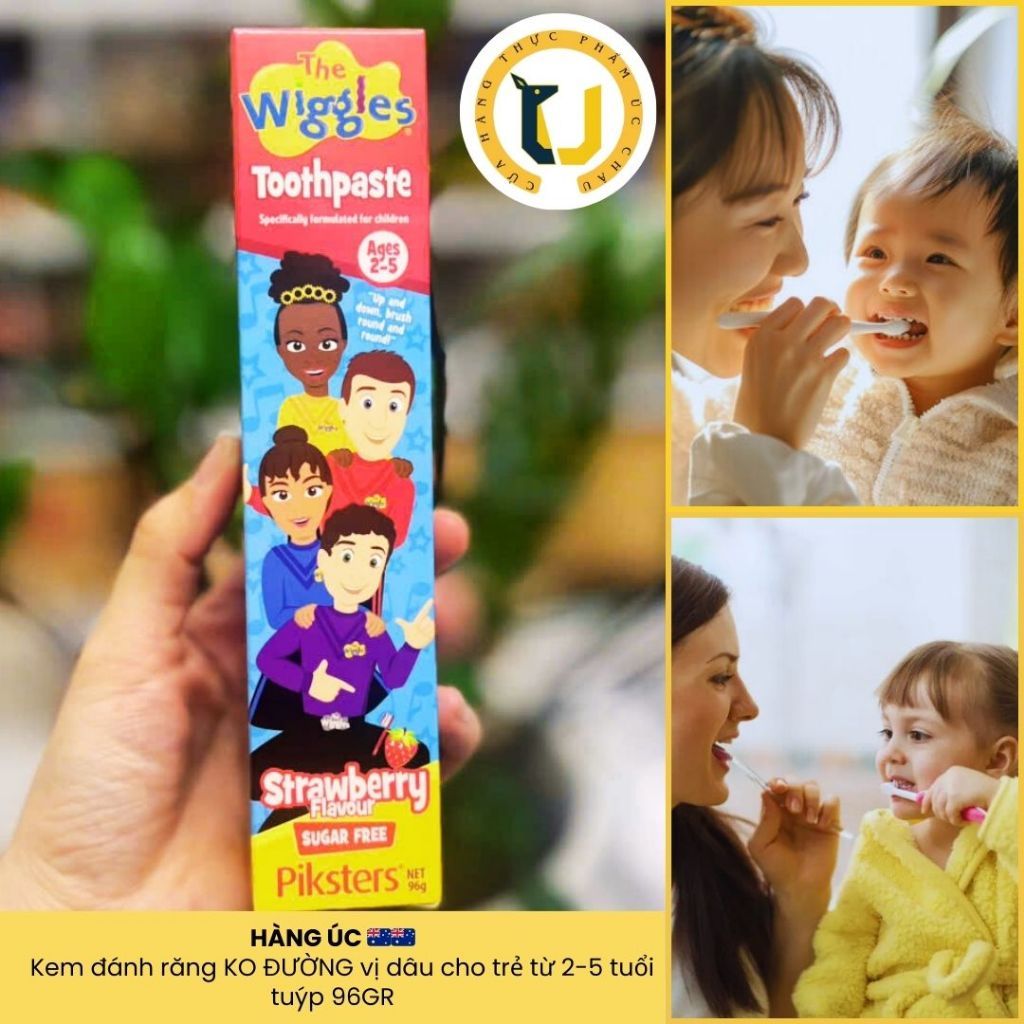 (AUSTRALIAN Product) NO sugar toothpaste Strawberry flavor for children ...