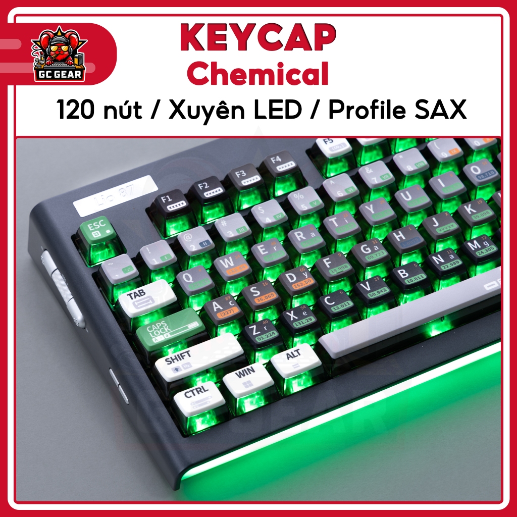 Keycap Chemical Pudding - Keycap for wooting mechanical keyboard, 125 ...