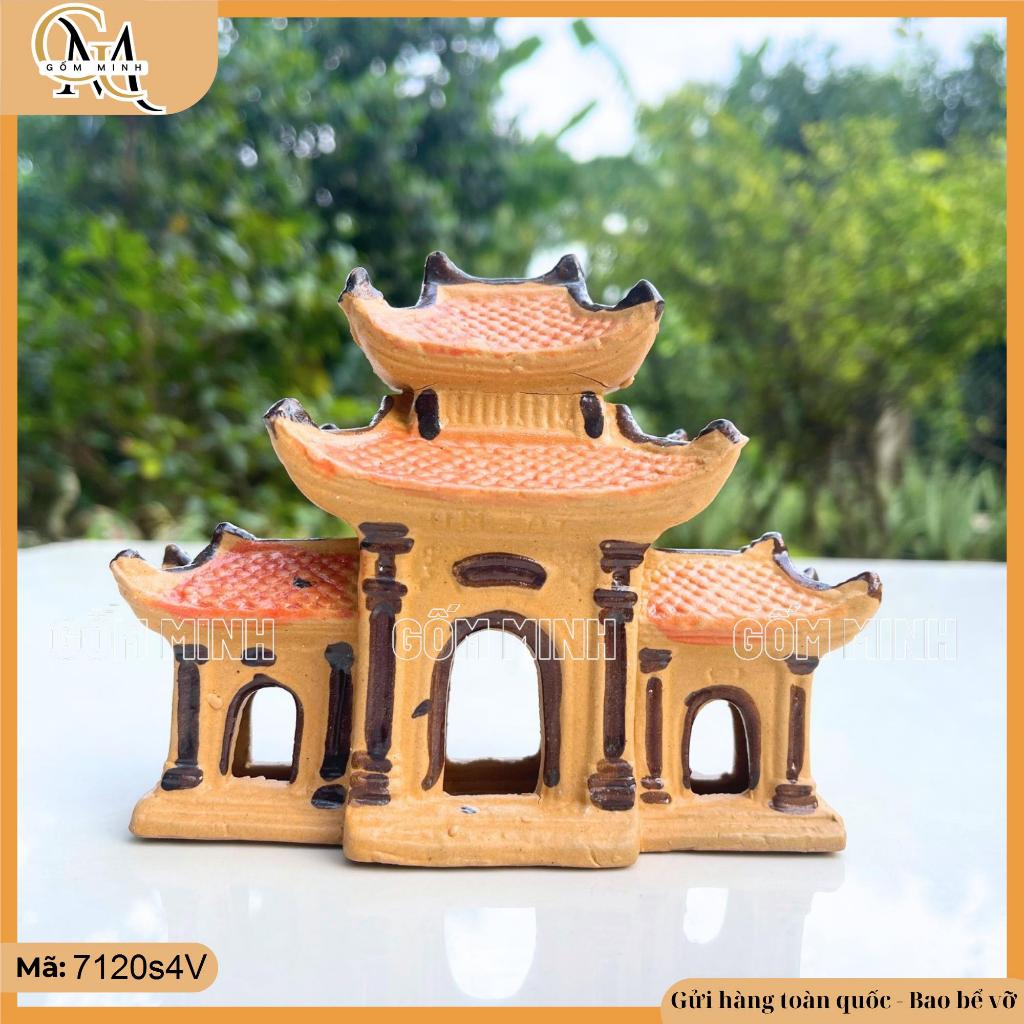 Small landscape of Bat Trang ceramic three-way gate in many sizes ...