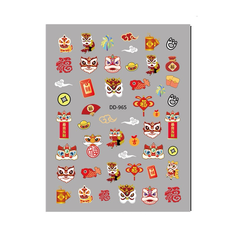 [New Code] Sticker CNY 2025, god of wealth stick, lucky cat, unicorn ...