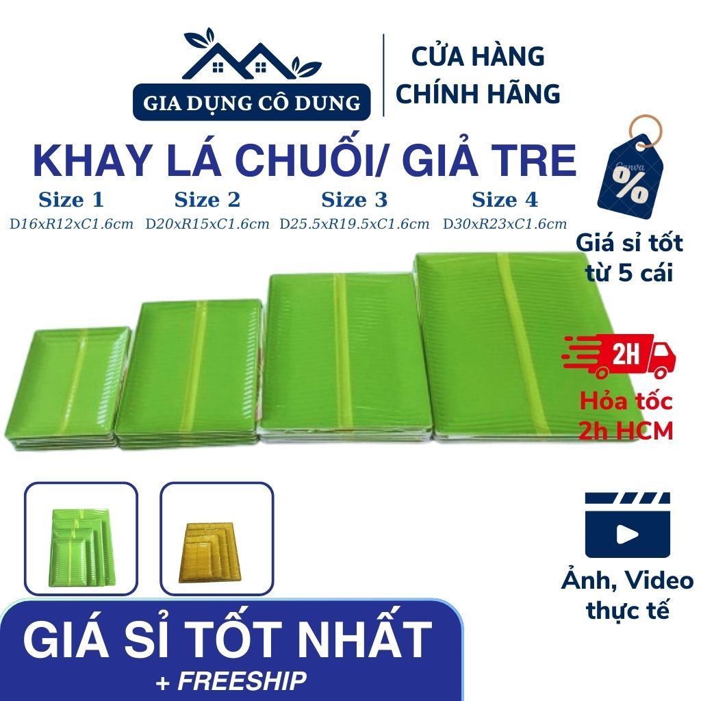 Rectangular Imitation Banana Leaf Plastic Plate, Thick Type 1 Banana ...