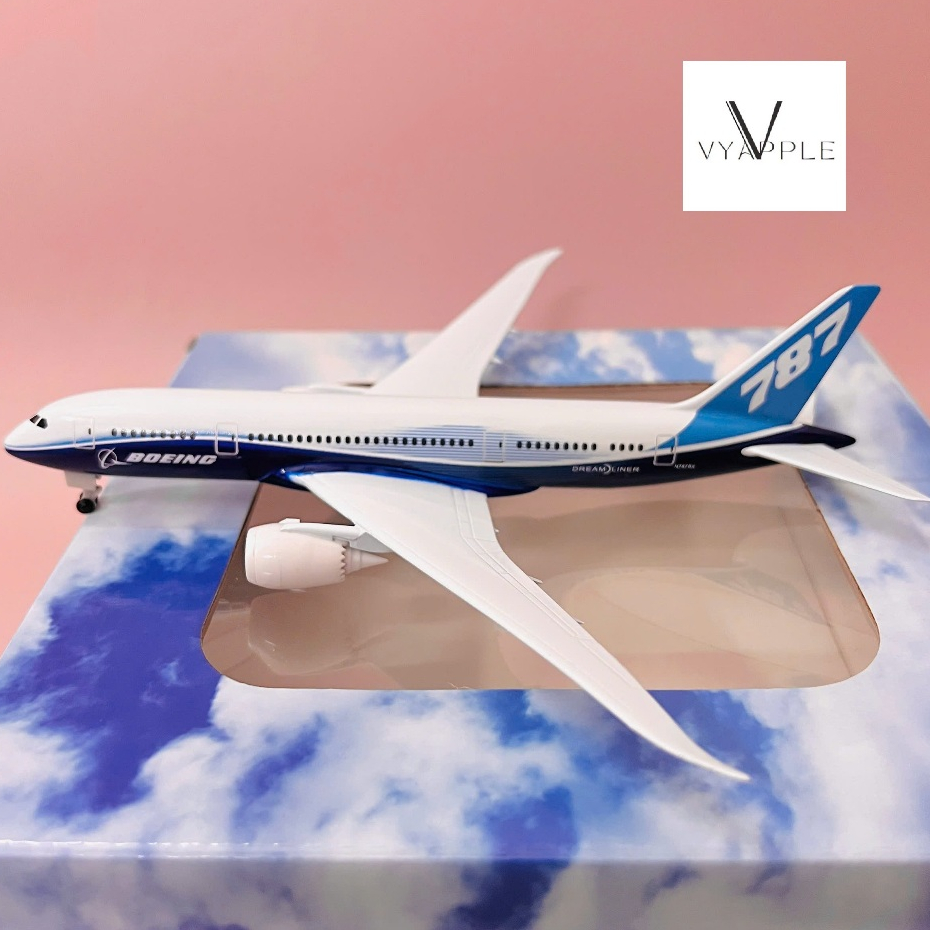 Boeing B787 DEFAULT MODEL PLANE "DREAMLINER LIVERY" HIGH QUALITY METAL ...