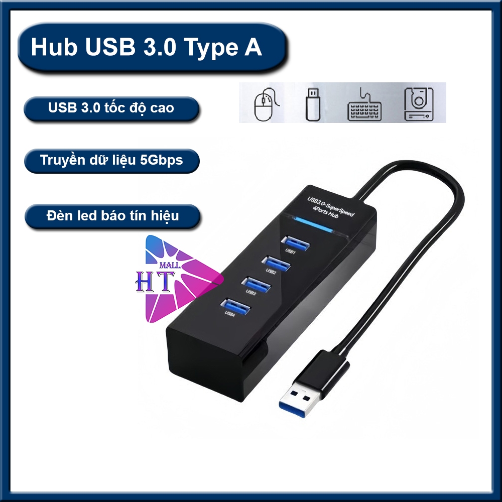 Usb 3.0 splitter to 4 high-speed USB ports with multi-port connection ...
