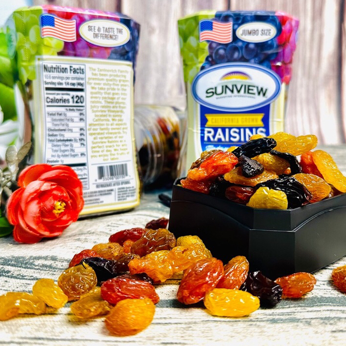 Sunview RAISINS AMERICAN SEEDLESS RAISINS (425g BOX) | Shopee Malaysia
