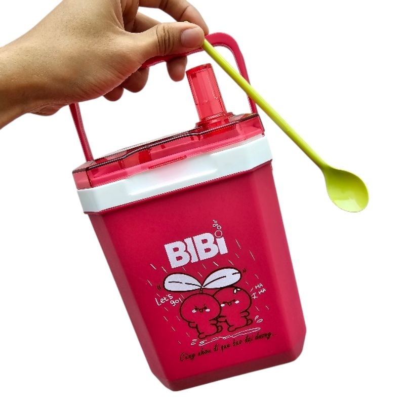 Bibi 1.2L mini ice bucket + 1 free stirring spoon, safe to use PP ...