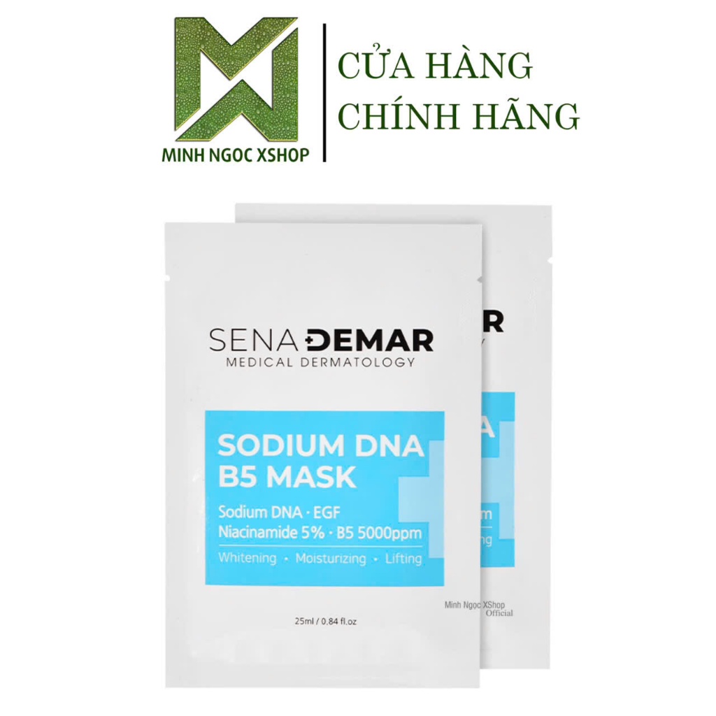 Sodium DNA B5 Mask SENADEMAR Stem Cell Restoration Mask 25ML/Piece ...
