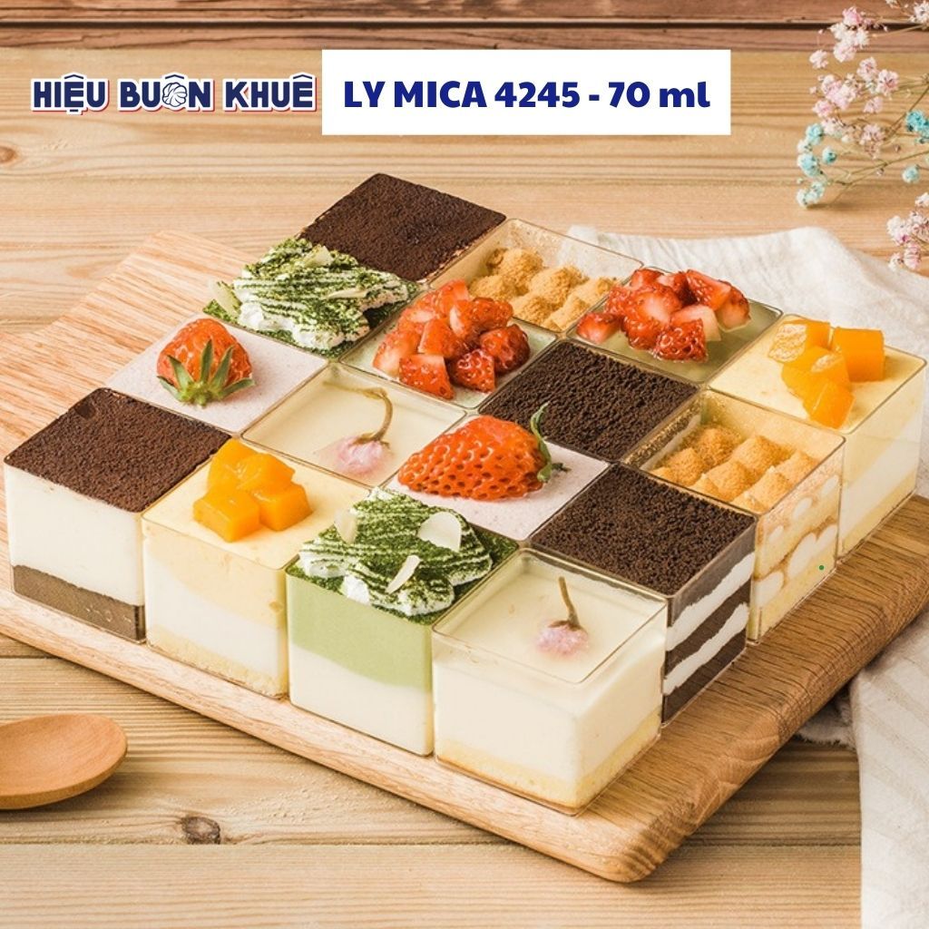 100 Mousse Cups for Cold Cakes, Tiramisu, Event Mica Cups 70ml | Shopee ...