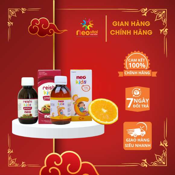 Combo: Neo Kids C+ Vitamin C Syrup and Syrup to support natural ...