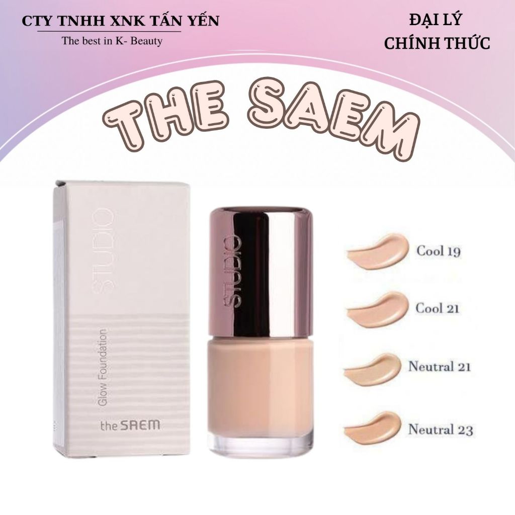 The Saem Studio Glow Foudation Foundation 10ml | Shopee Malaysia