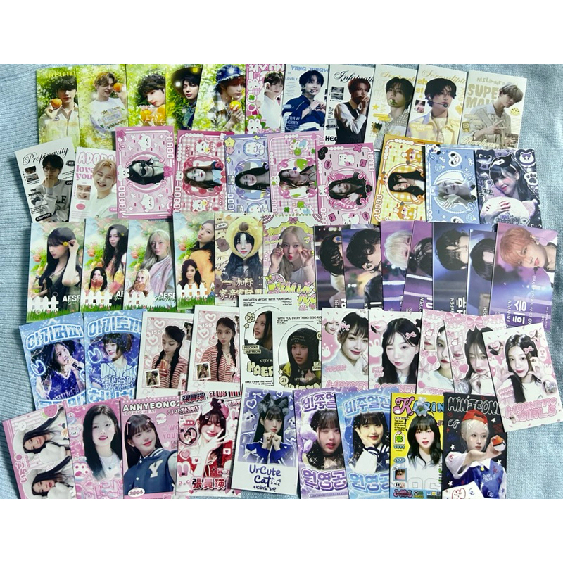 Sticker, CARD DES MIX KPOP AESPA IVE TXT NEWJEANS ILLIT ENHYPEN BAEMON ...