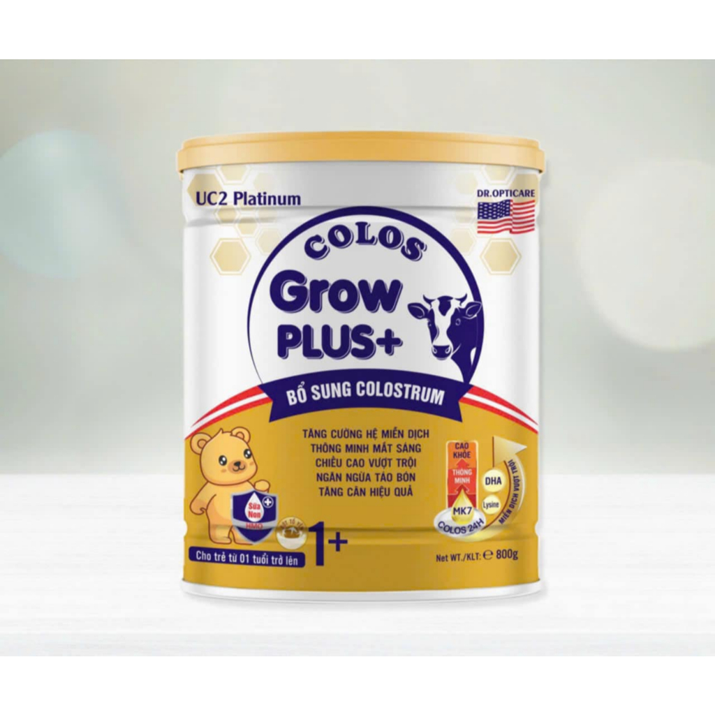 Uc2 Colos GrowPlus 1+ formula milk can 800g - Colostrum supplement for ...