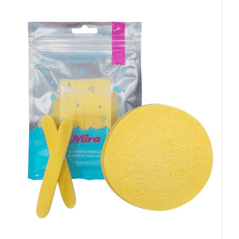 Face WASHING Sponges, MIRA Sponges (6 PCS) | Shopee Malaysia
